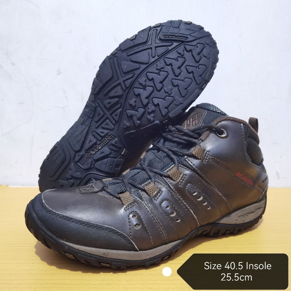 Jual Sepatu Outdoor COLUMBIA Leather Waterproof Mid 40.5 | Shopee Indonesia