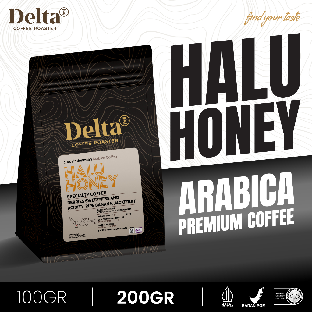 Jual Arabika Halu Honey (Specialty Coffee) Medium Roast 200g | Shopee ...