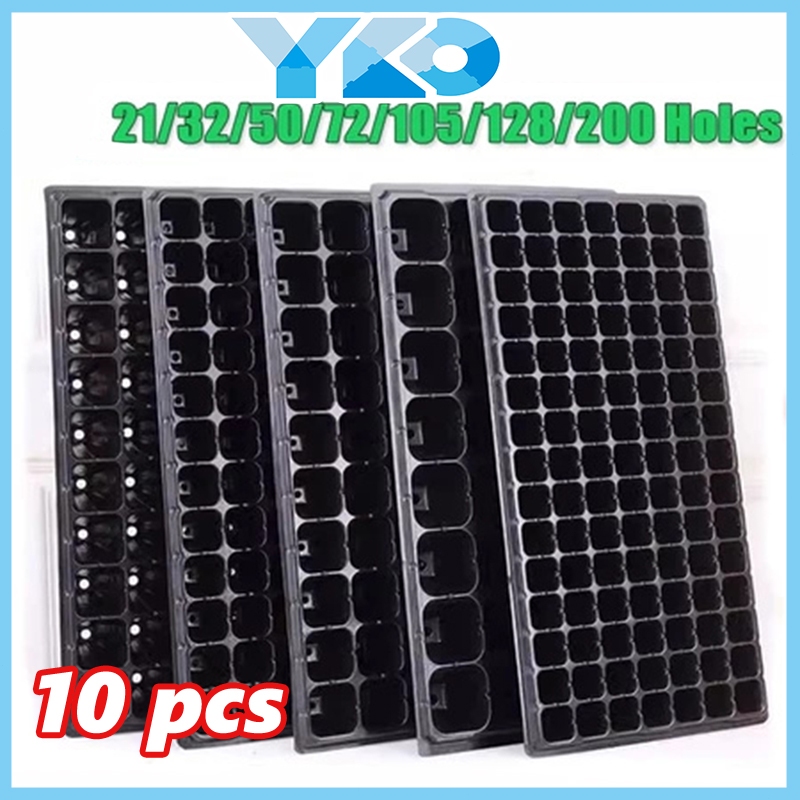 Jual (10 pcs)Tray Semai Alat Semai Benih Pot Hidroponik Potray 0.8mm ...