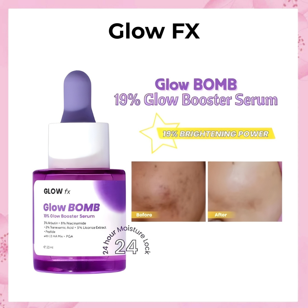 Jual GLOW FX Glow Bomb Serum Glowing & Bekas Jerawat Power Kulit Wajah ...