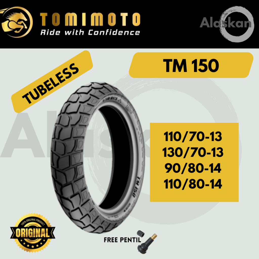 Jual BAN MATIC TUBELESS TOMIMOTO TM150 RING 13 dan RING 14 HONDA ADV ...