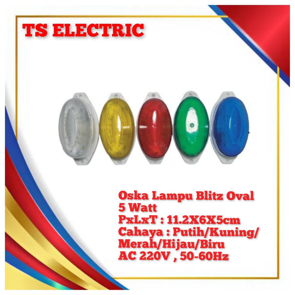 Jual Lampu Blitz Strobe Light Flash Lamp Kedip 5 Watt Oska / Lampu ...