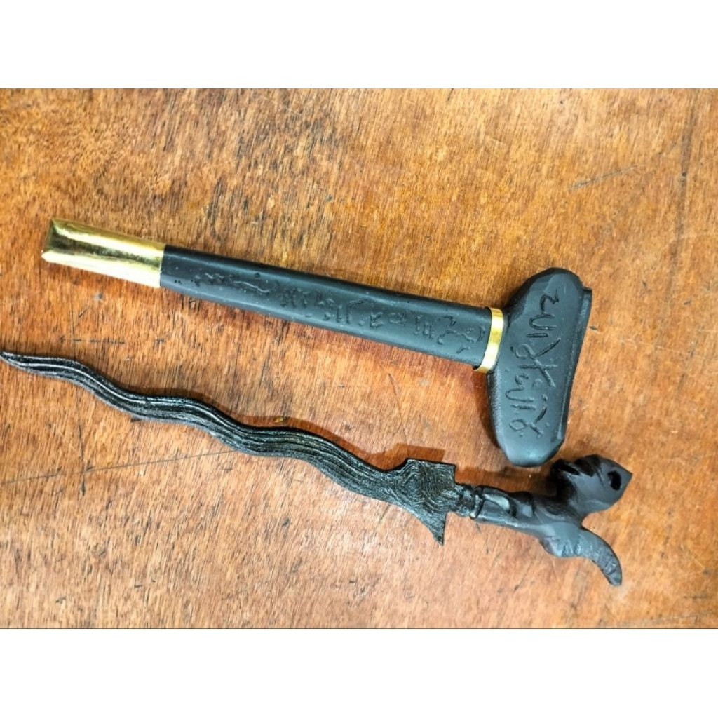 Jual koleksi keris fiber wayang/keris motif wayang hitam | Shopee Indonesia