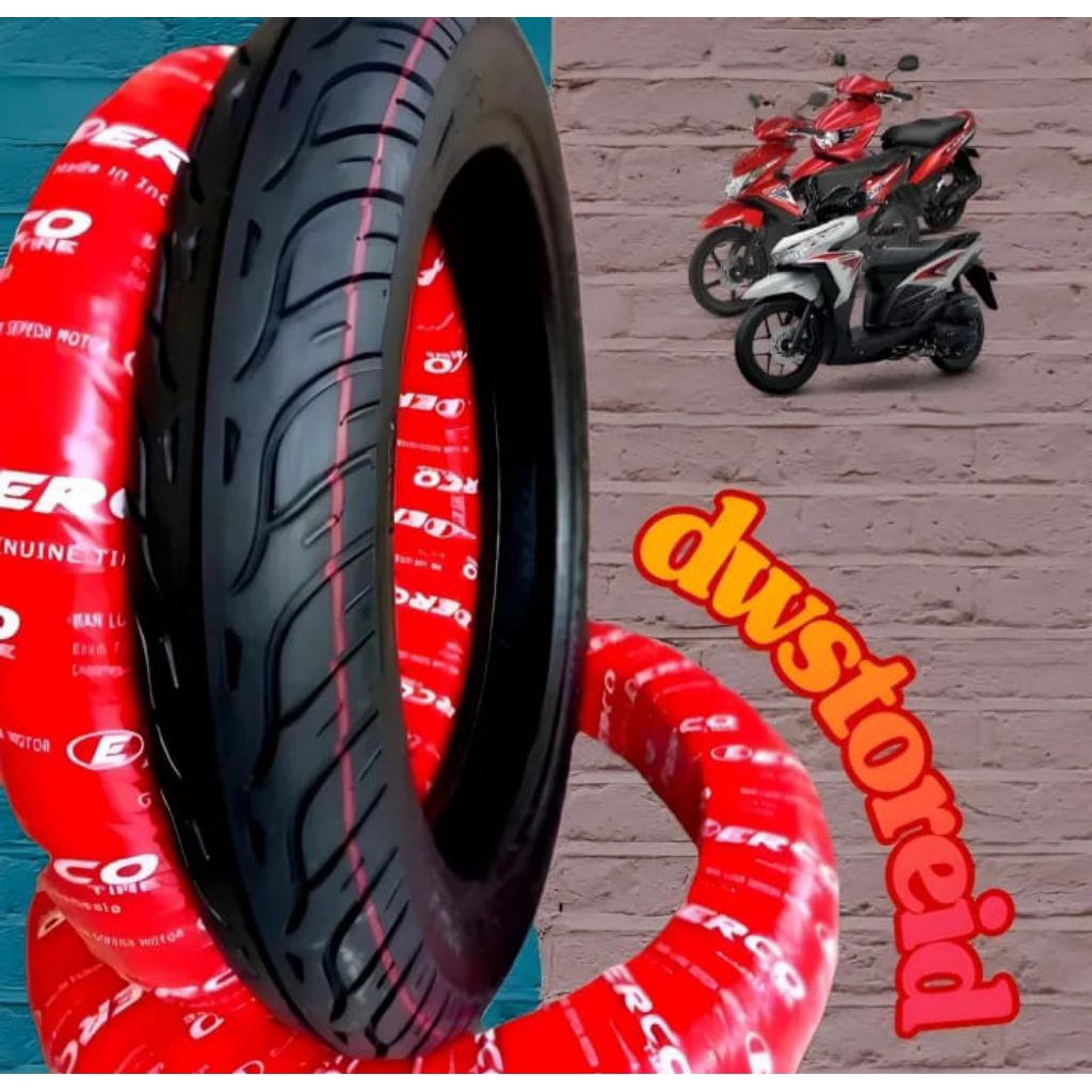 Jual Ban motor tubeless metic ring 14 80 90 & 90 90 ban DEPAN BELAKANG ...