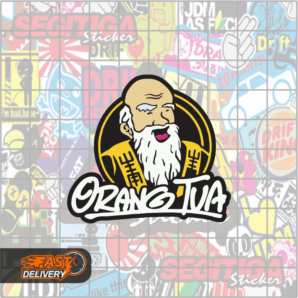 Jual Sticker Orang Tua Ukuran 5.5 x 5 Cm | Shopee Indonesia