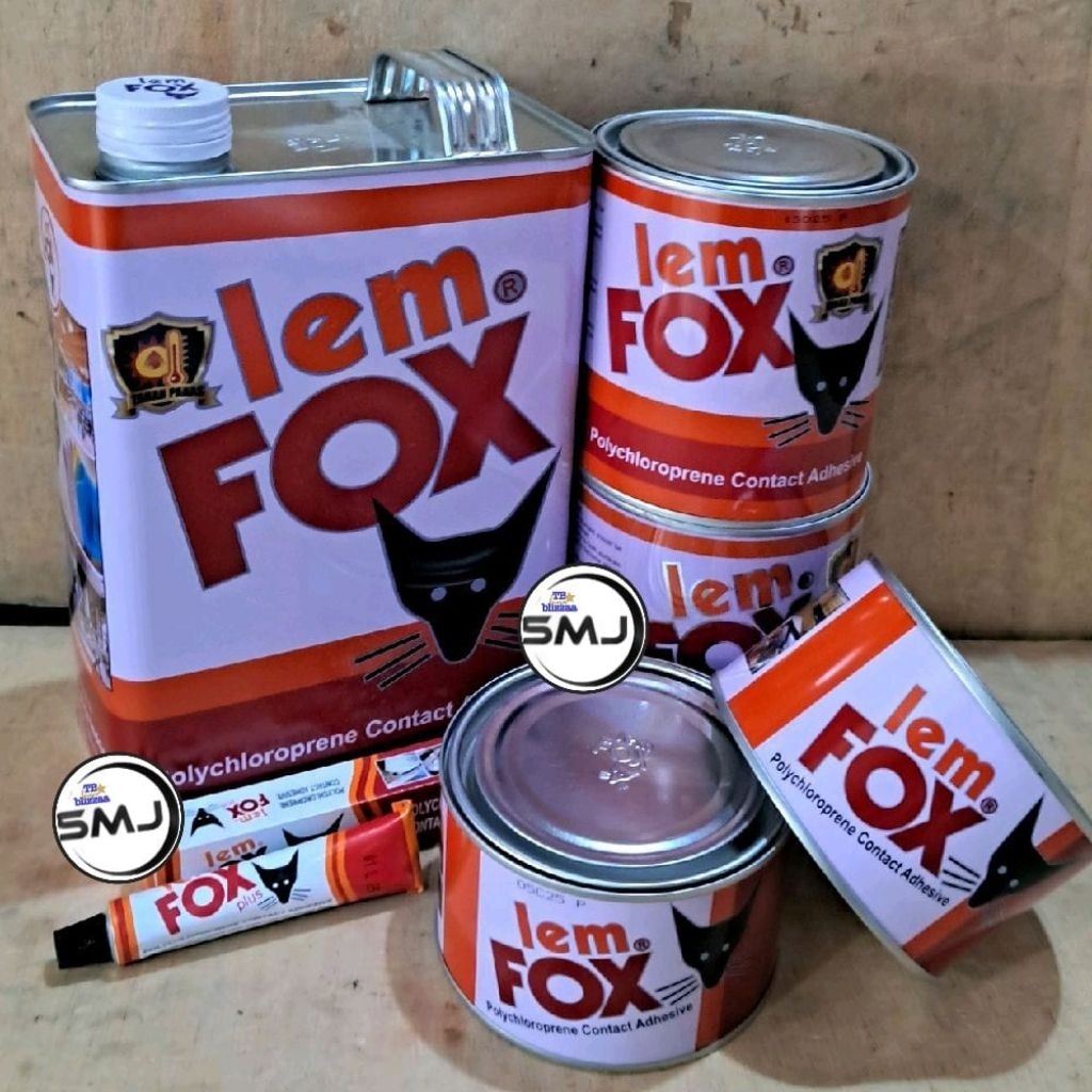 Jual Lem Fox 1 kg [Net 600gram] Lem Fox 600gram Lem Fox Kuning 1kg Lem ...