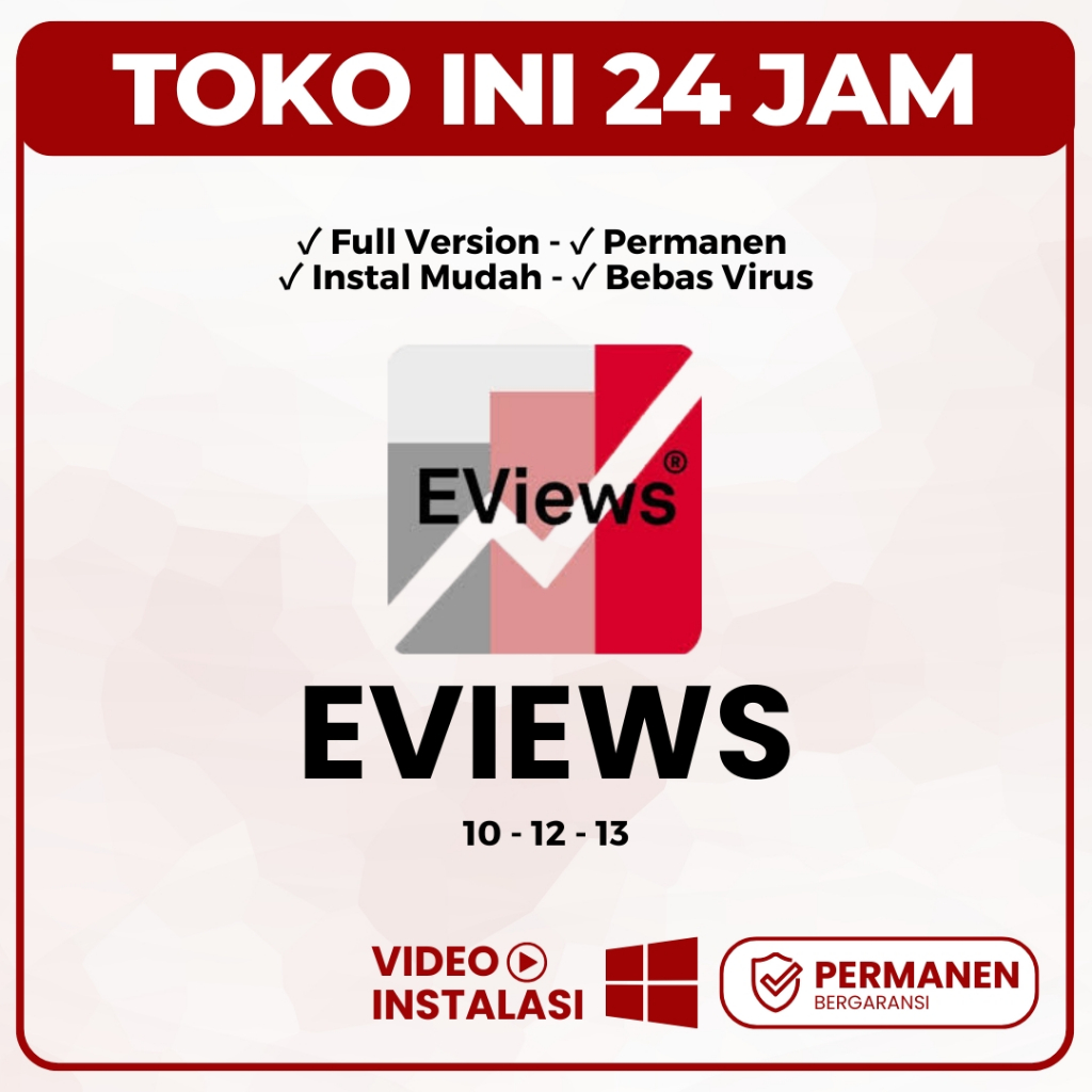 Jual Eviews 10 - 13 Full Version GARANSI for Windows | Versi Eviews 10 ...