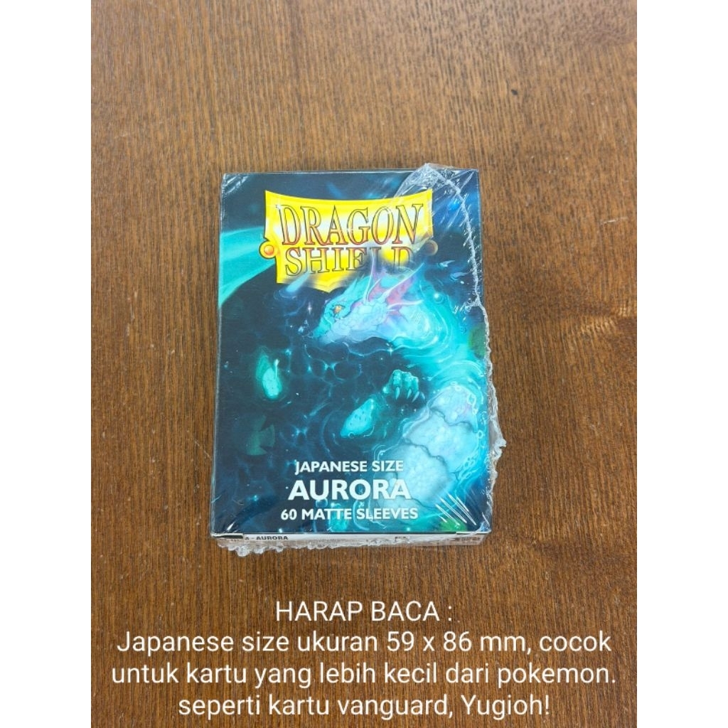 Jual Dragon Shield Sleeve Aurora Matte Japanese Size Card Sleeve (60pc ...