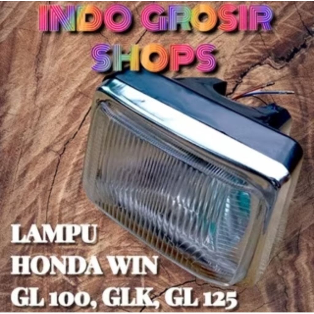 Jual Lampu depan headlamp Honda win Gl 100 gl 125 bisa buat batok ...