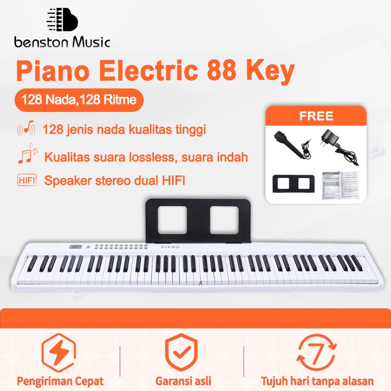 Jual Keyboard elektrik lipat 88 tuts portabel charging rumah anak ...