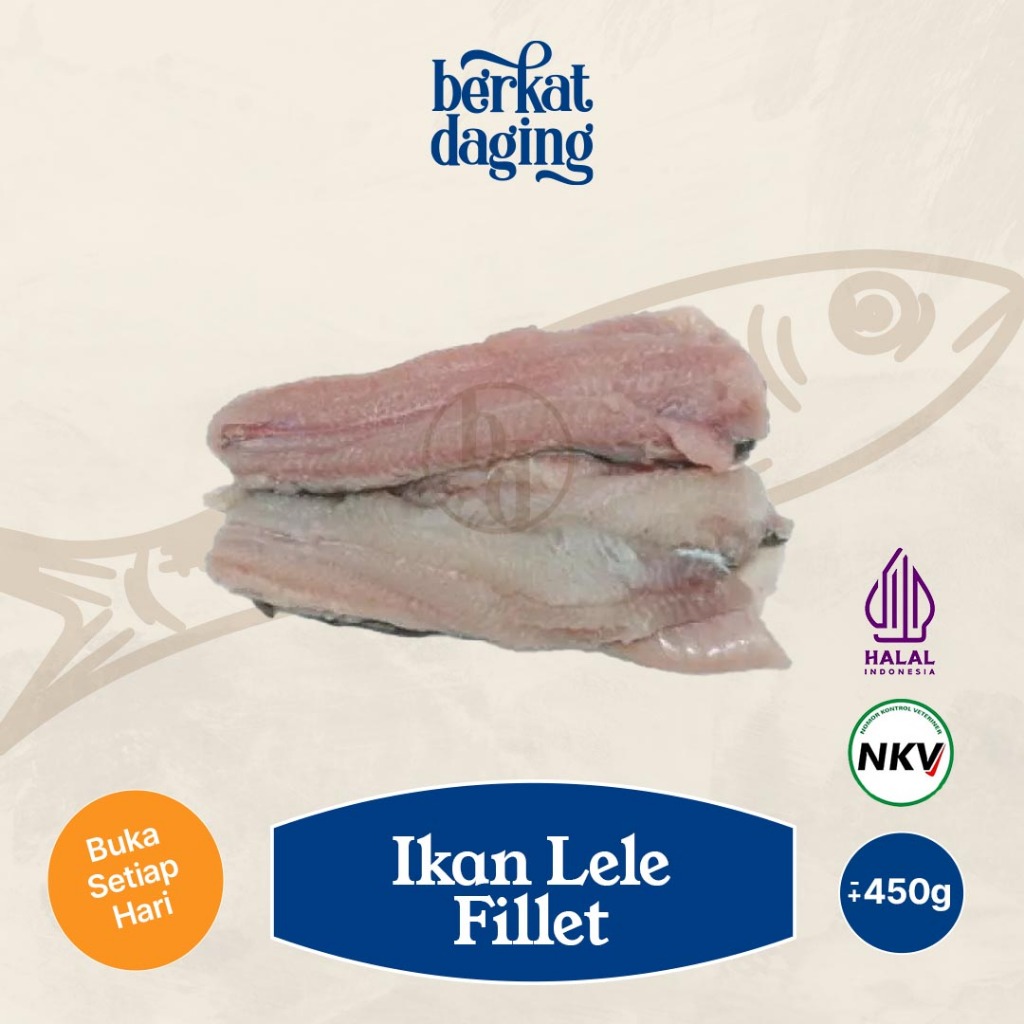 Jual Ikan Lele Fillet Tanda Duri Tulang Filet Bersih - 400 500gr Berkat ...