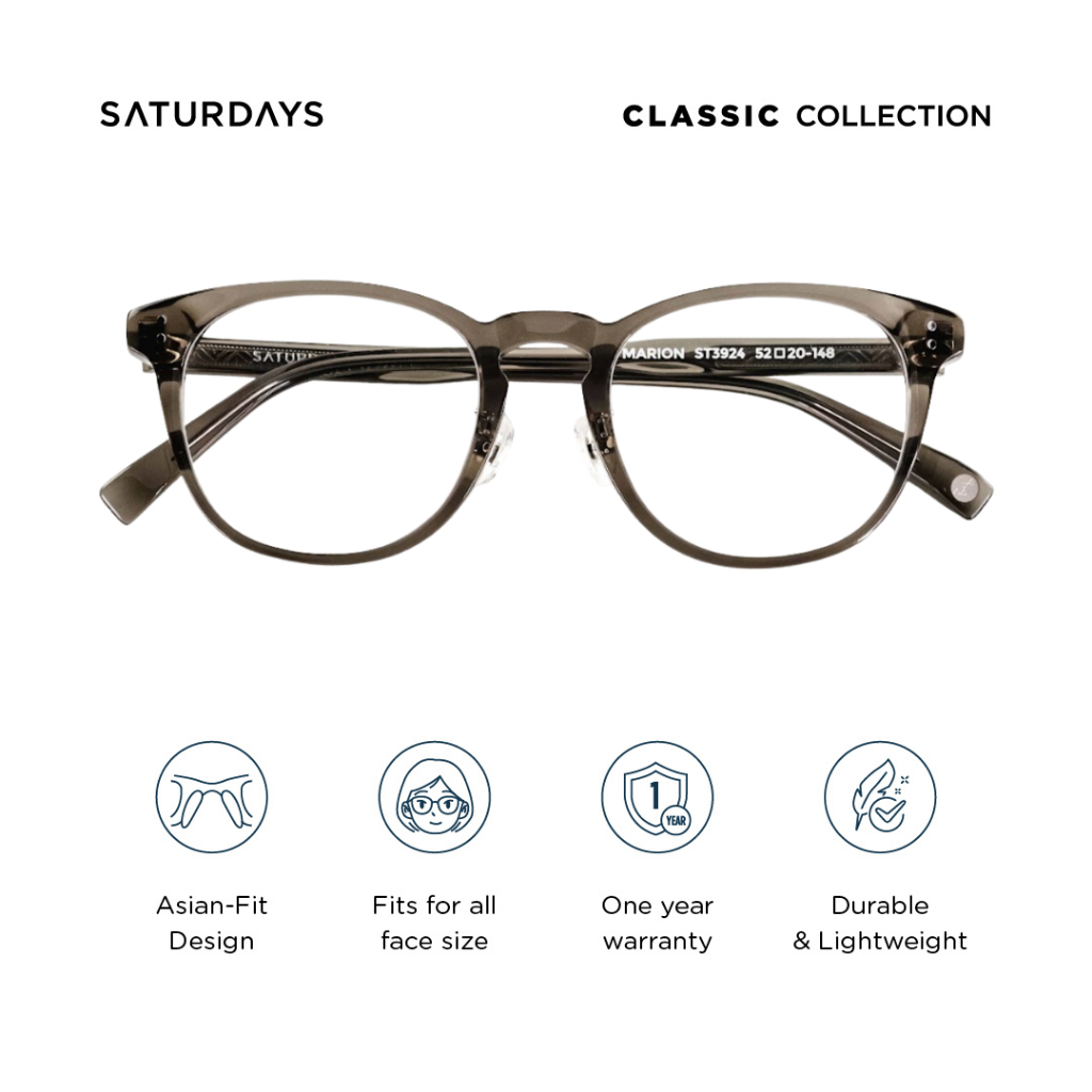 Jual [SALE] SATURDAYS - Marion Eyewear Kacamata Pria & Wanita | Shopee ...