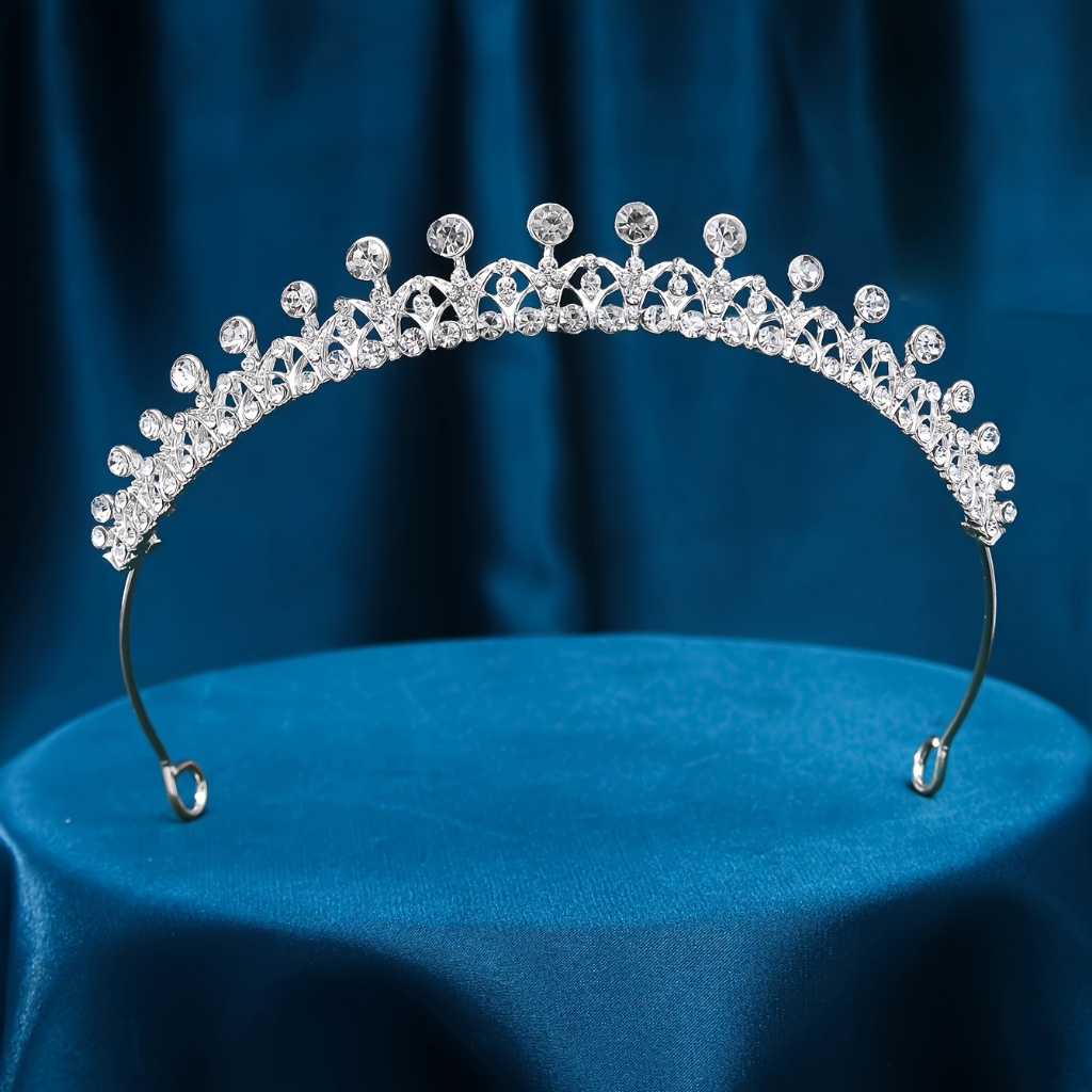 Jual Mahkota Pengantin Alloy Crystal, Crown Hijab untuk Wisuda ...