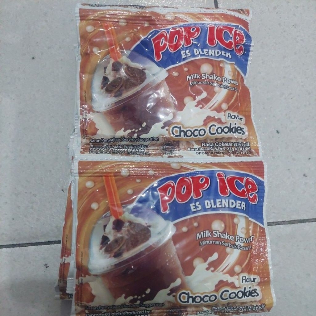 Jual POP ICE CHOCO COOKIES 1 RENCENG ISI 10 PCS | Shopee Indonesia