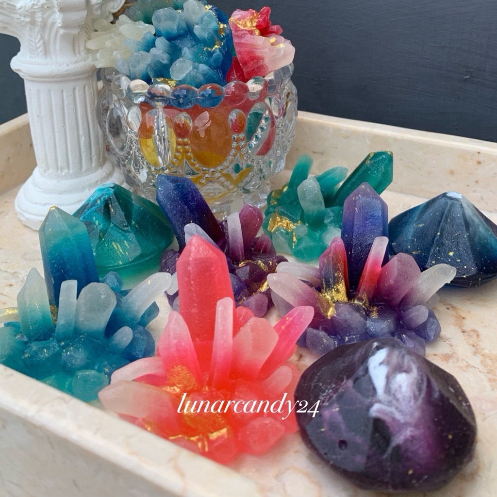 Jual Cluster Crystal Candy/ Kohakuto / Edible Crystal / Permen Kristal ...