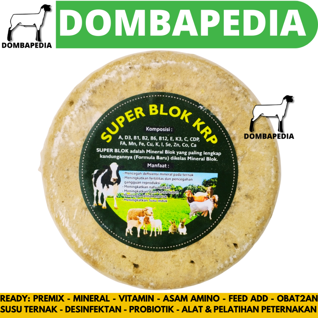 Jual SUPER BLOK KRP 1 KG - Mineral Blok Vitamin Block Sapi - Mineral ...