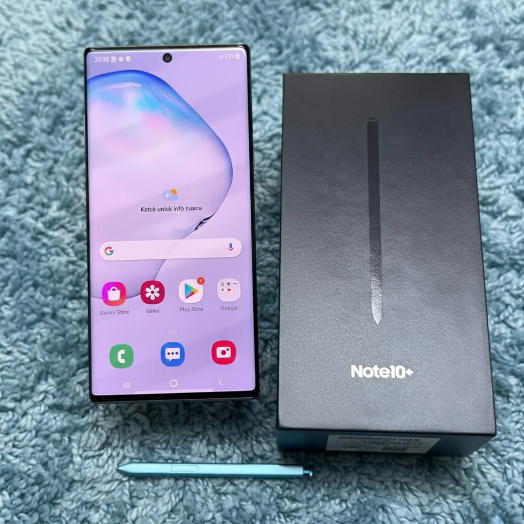 Jual SAMSUNG GALAXY NOTE 10+ RAM 512GB Second Original Ex Garansi Resmi ...