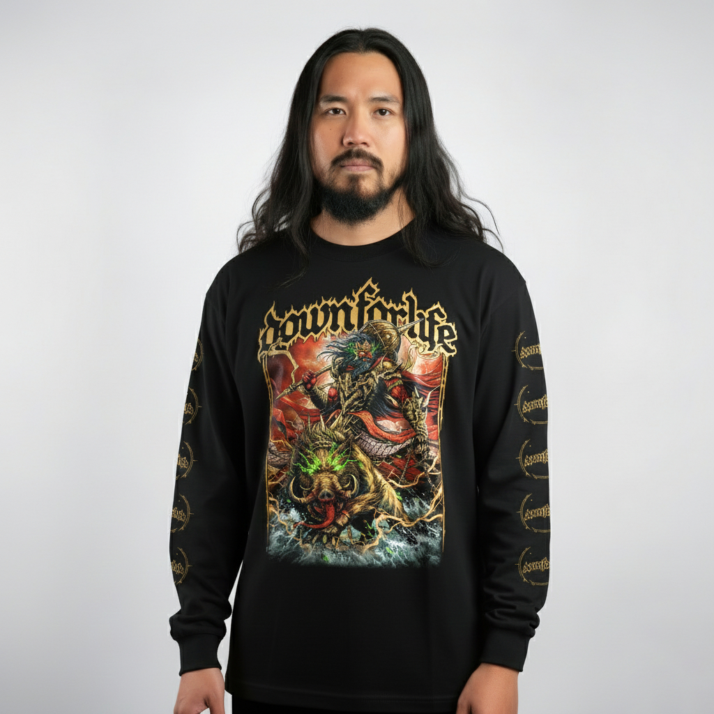 Jual ORIGINAL LONGSLEEVE DOWN FOR LIFE - EXLUSIVE LIVE AT ROCK IN SOLO ...