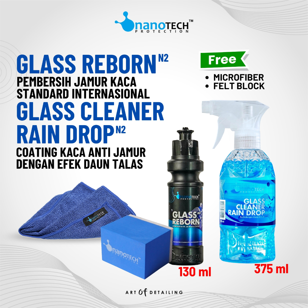 Jual OBAT PEMBERSIH ANTI JAMUR KACA + GLASS COATING WATER REPELLENT ...