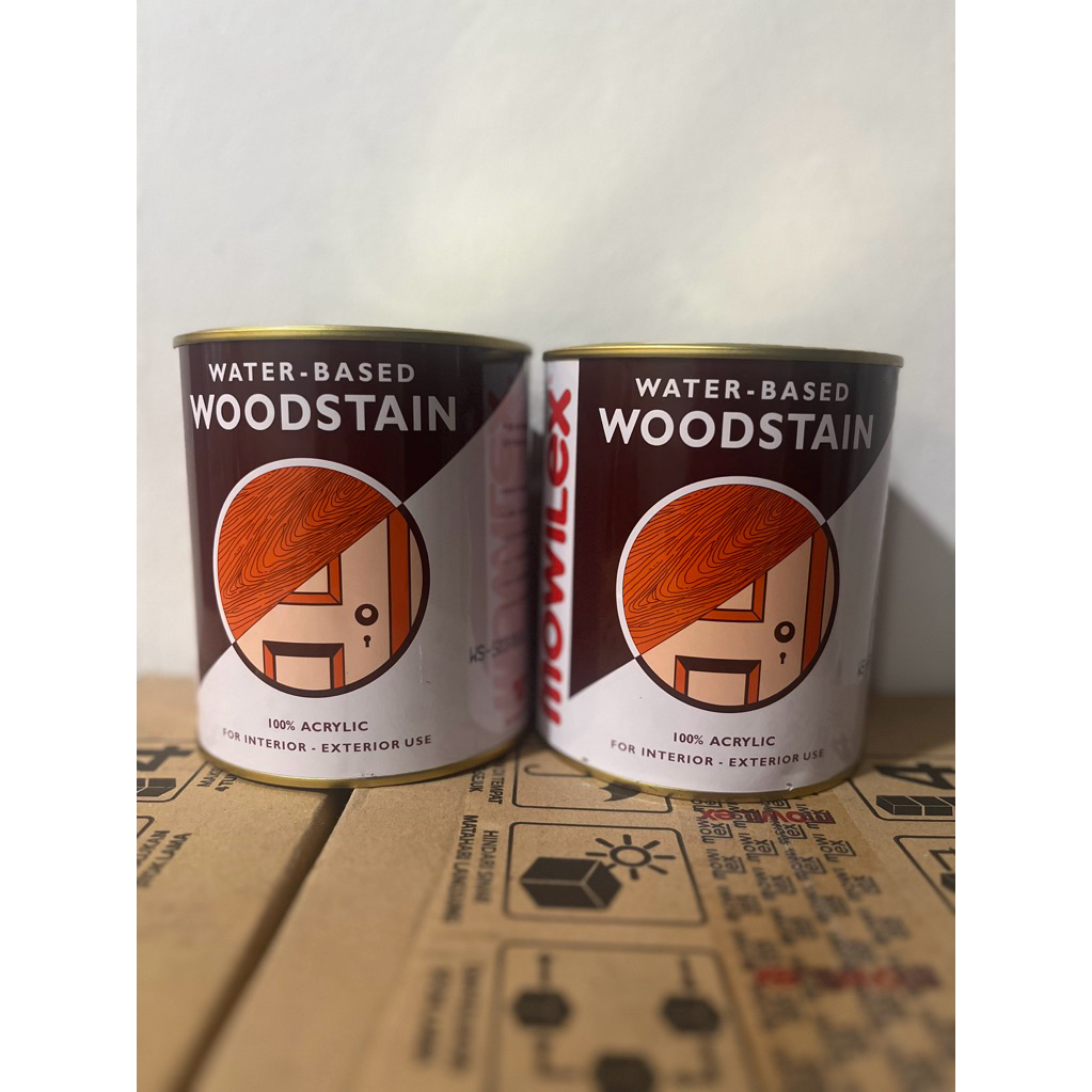 Jual MOWILEX WOODSTAIN WATER BASED 1 LITER - CAT POLITUR KAYU | Shopee ...
