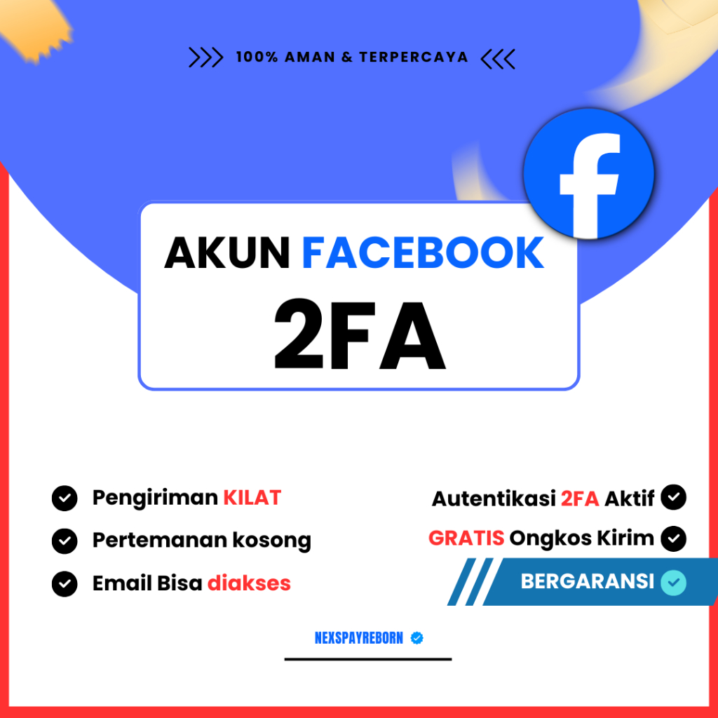 Jual Akun fb 2fa Aktif & kuat | Bergaransi akun facebook kuat akun fb ...