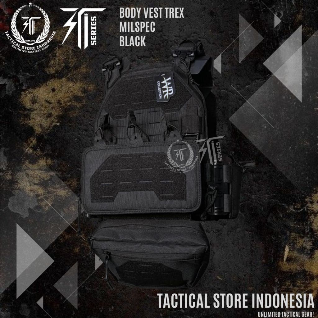 Jual TSI SERIES ® 100% ORIGINAL Body Vest TREX TACTICAL Premium ...