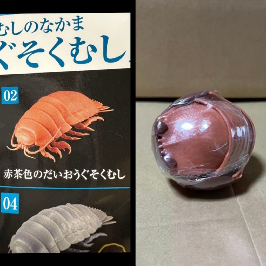 Jual daiougusokumushi figure giant sea isopod bandai japan capsule toy ...