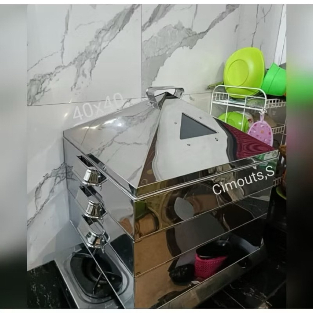 Jual Kelakat Kukusan Susun 3 Ukuran 40x40cm Dengan Desain Modern Dan ...