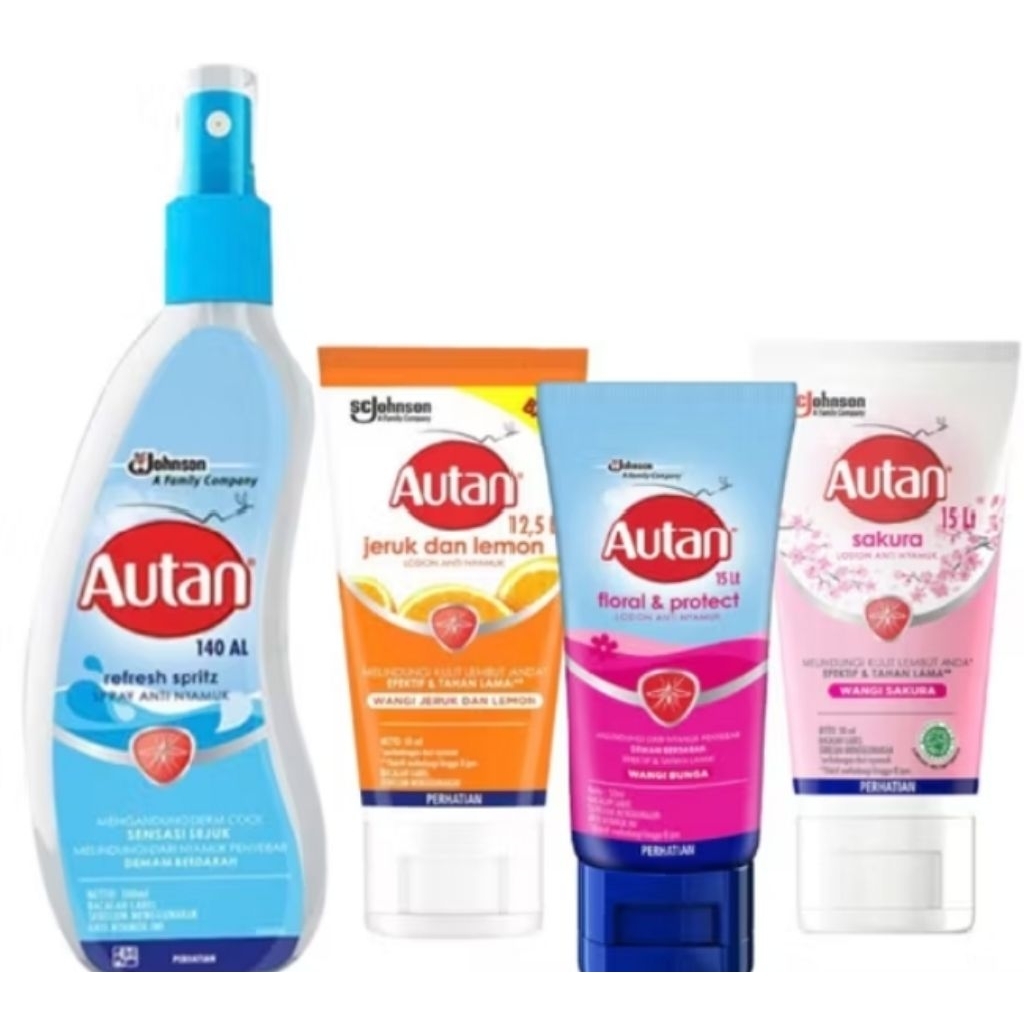 Jual autan anti nyamuk lotion/ spray | Shopee Indonesia