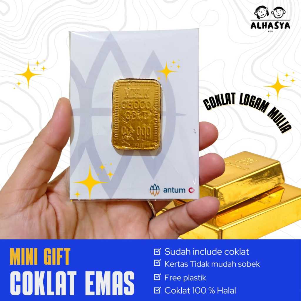 Jual MINI GIFT COKLAT GOLD BATANGAN HADIAH MUNGIL LUCU UNIK HAMPERS ...