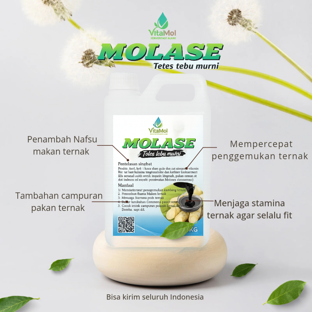 Jual MOLASE tetes tebu murni 100% 5kg kental tanpa campuran PAKET HEMAT ...