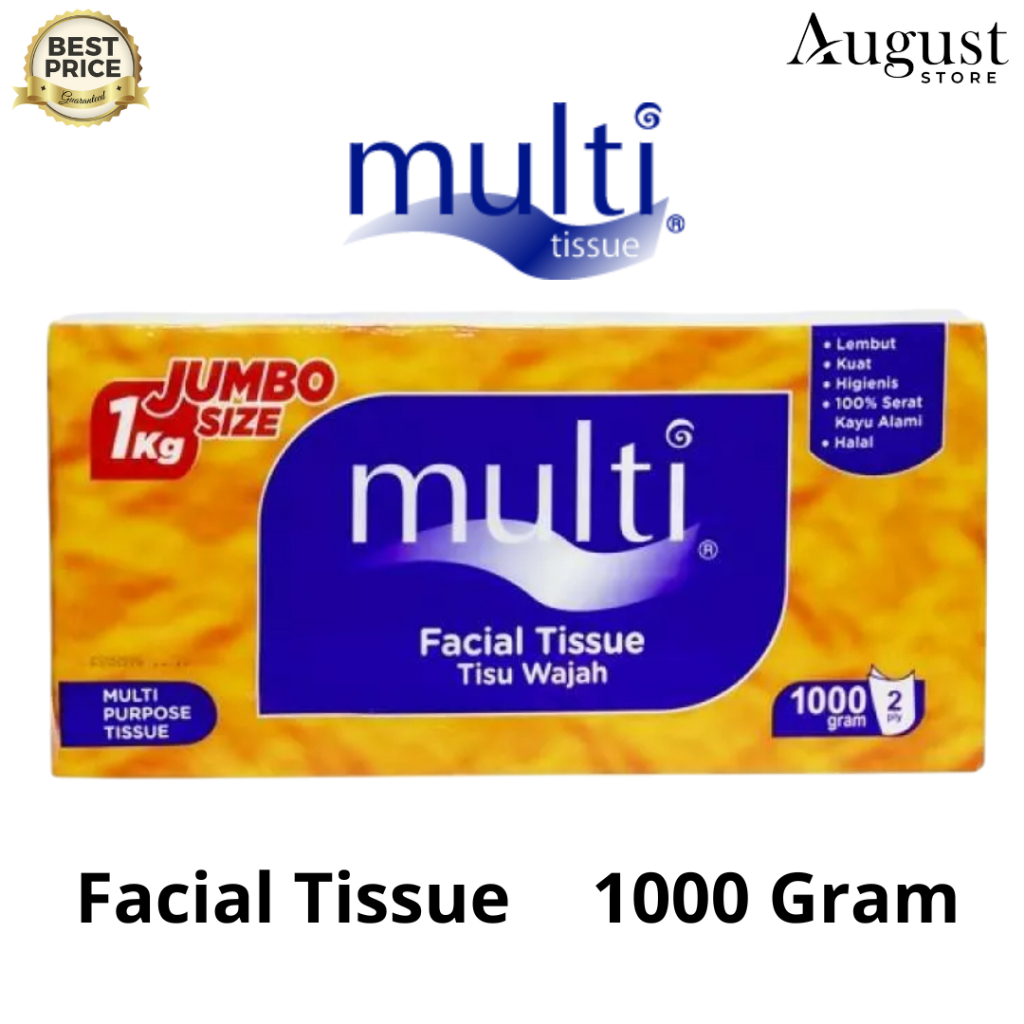 Jual Tisu Tissue Multi Facial 1000 Gram / 2 Ply / Tissue Wajah / Tissue ...