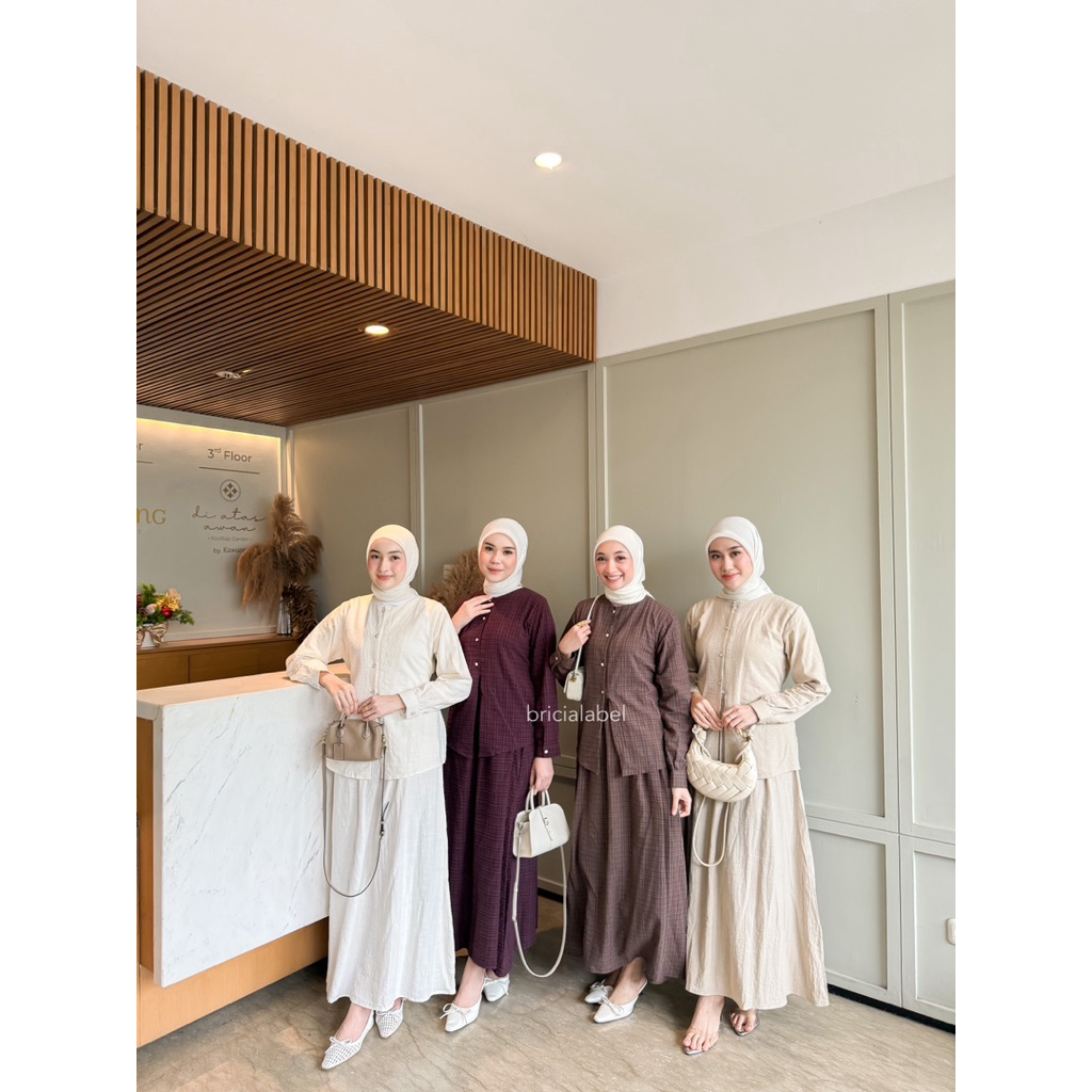 Jual Bricia Label - ARAYA ONE SET / one set rok / one set lebaran / one ...
