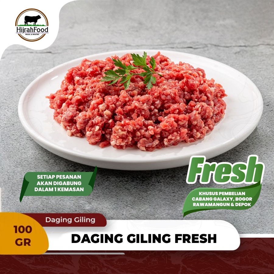 Jual Hijrahfood Daging Giling Sapi REGULER SEGAR | Minced Beef Ground ...