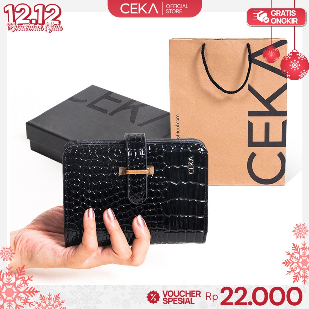 Jual [FREE PAPER BAG] CEKA Dompet Wanita Import Card Holder Dompet ...