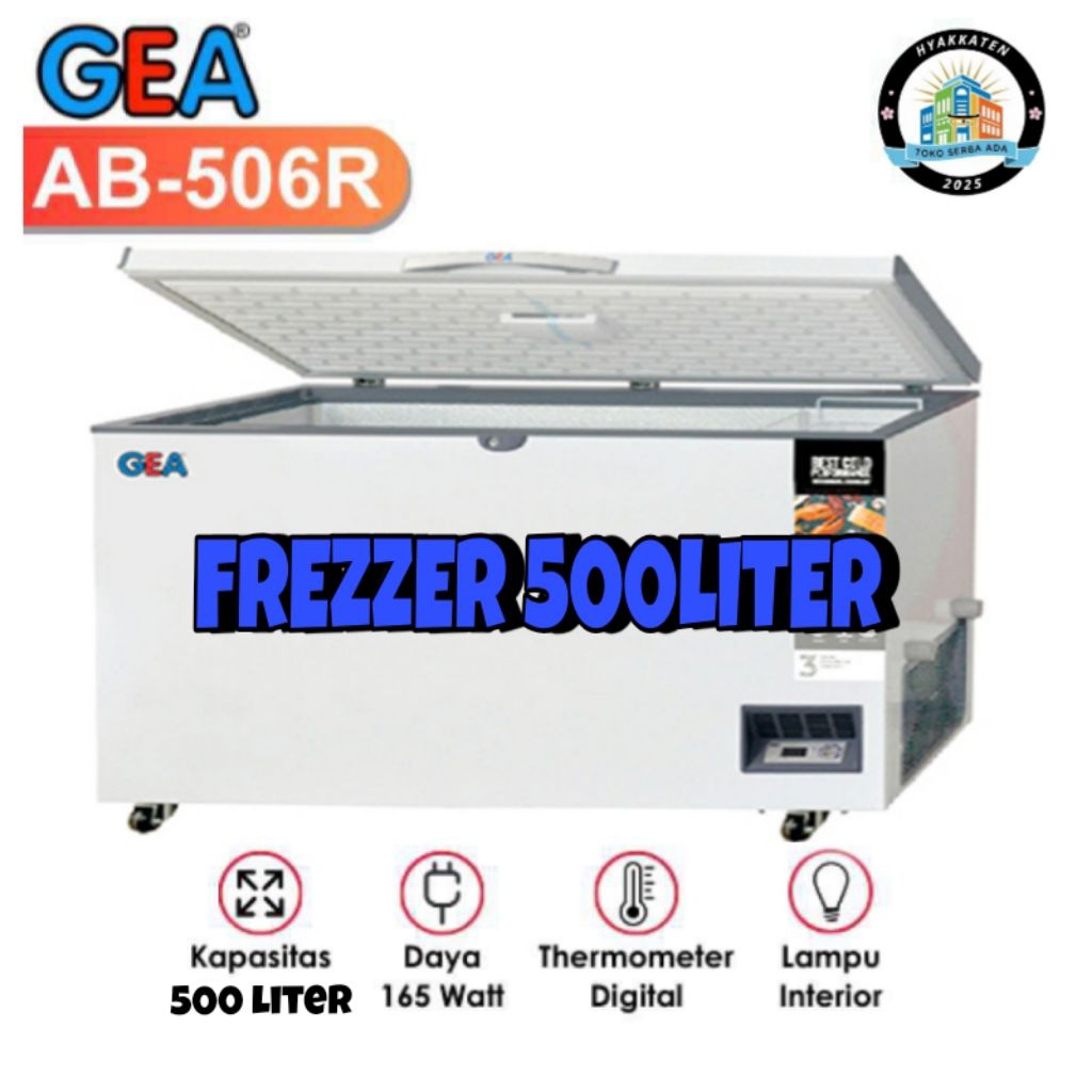 Jual CHEST FREEZER GEA 500LITER - 100%ORI - LOWWATT - GARANSI RESMI ...