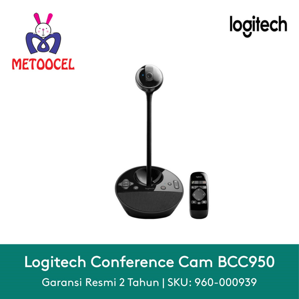 Jual Logitech Webcam Conference Camera BCC950 4K HDR With Privacy ...