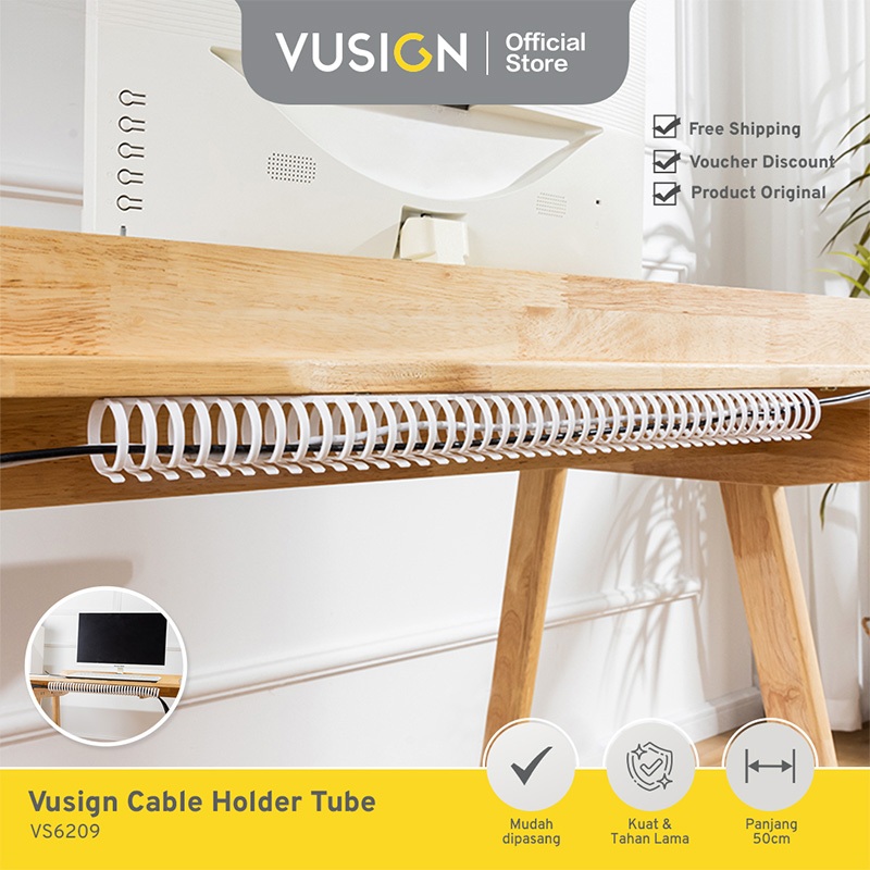 Jual Vusign Kabel Holder Tube / Cable Holder Tube / Perapih Kabel Bawah ...