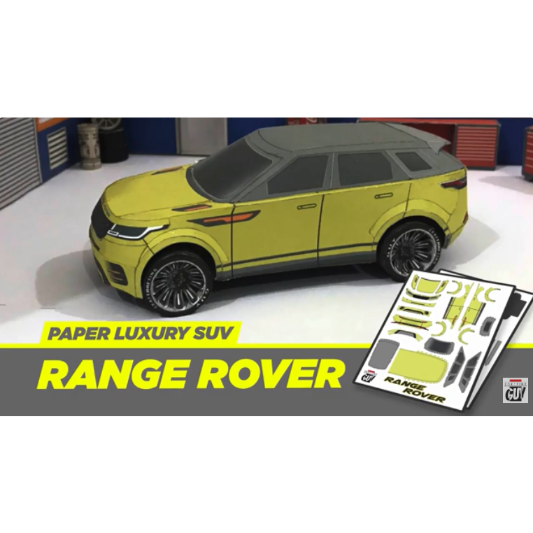 Jual DIY 3D Papercraft Lembar Kertas Pola Range Rover | Shopee Indonesia