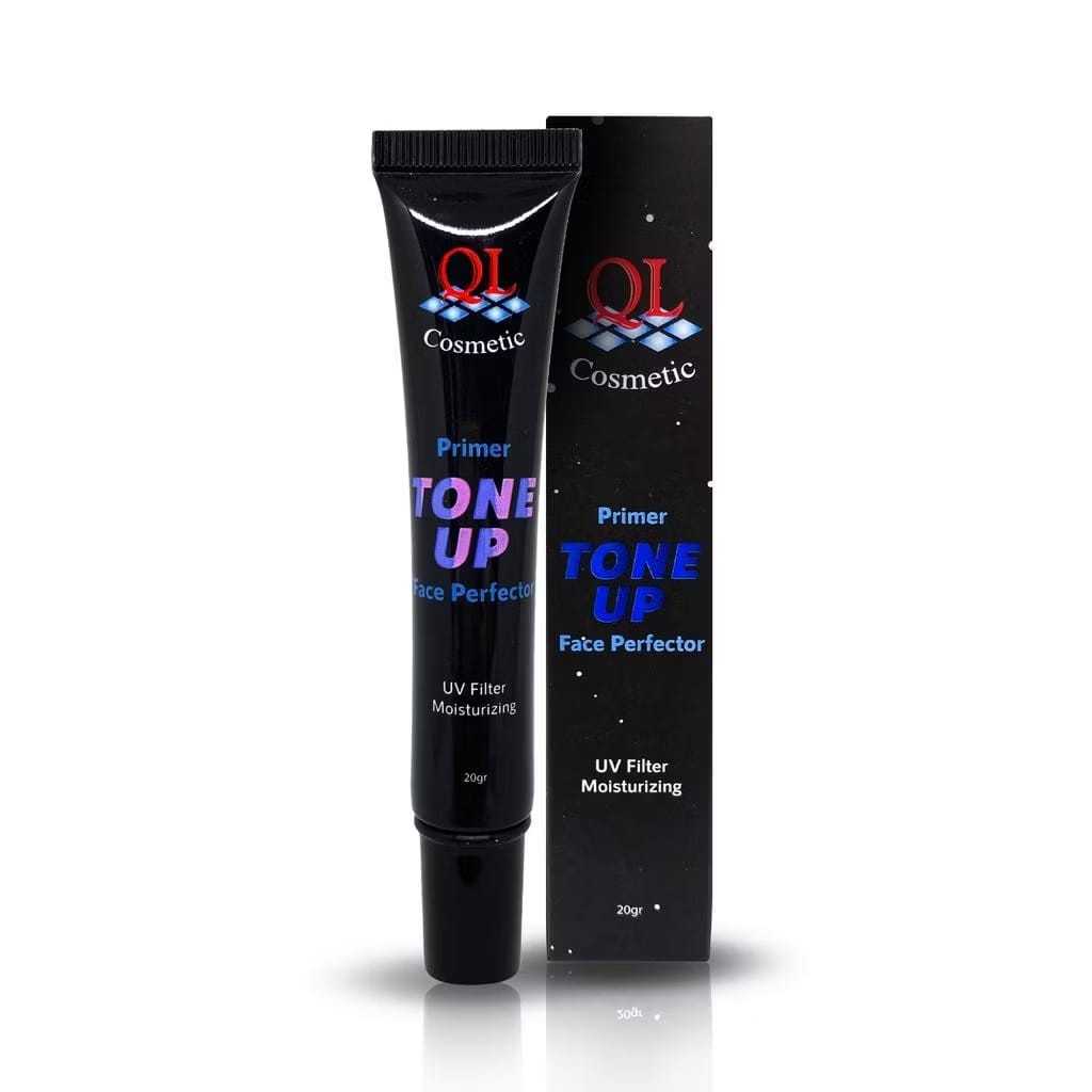 Jual QL Primer Make Up Base Tone Up Face Perfector Brighten & Moisture ...