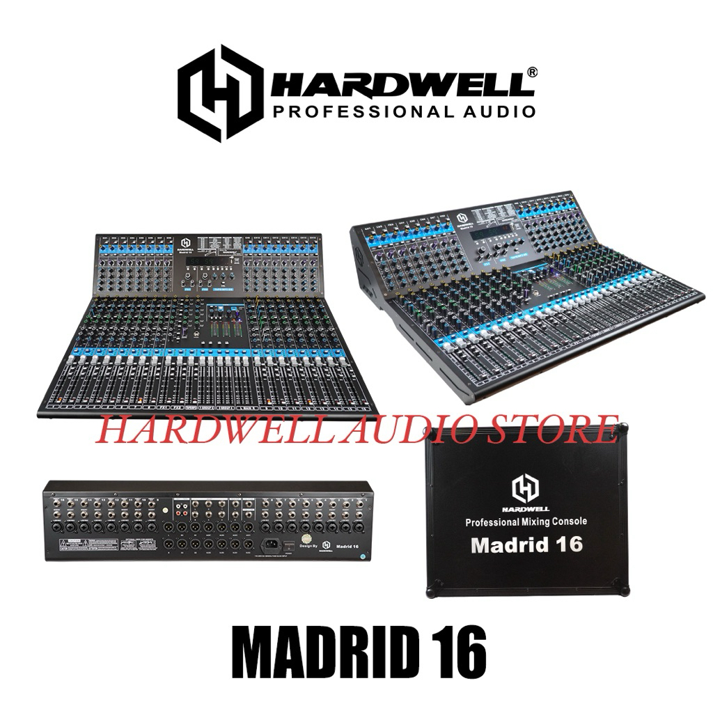 Jual Mixer Audio 16 Channel Hardwell Madrid 16 Original Mixer Hardwell ...