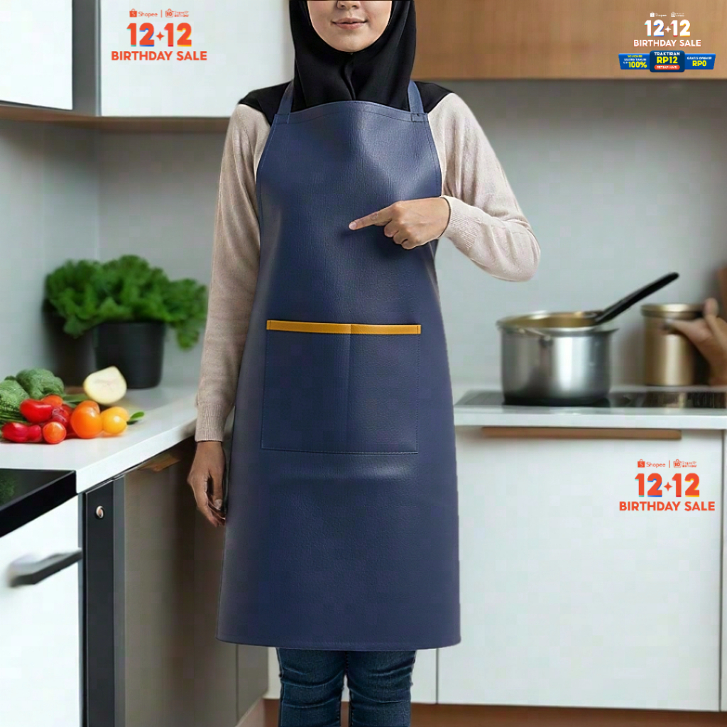 Jual APRON CELEMEK MASAK SUPER TEBAL ANTI MINYAK DAN ANTI AIR TAHAN ...