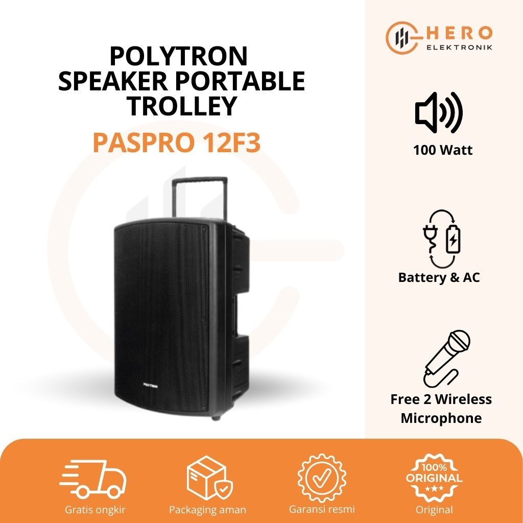 Jual Speaker Polytron Portable Pas Pro 12F3 Original | Shopee Indonesia