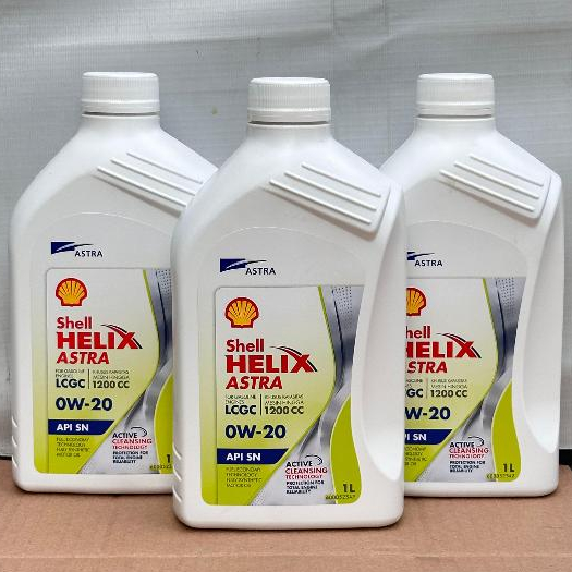 Jual Shell Helix Astra 0W-20 API SN Full Economy Tech & Full Synthetic ...