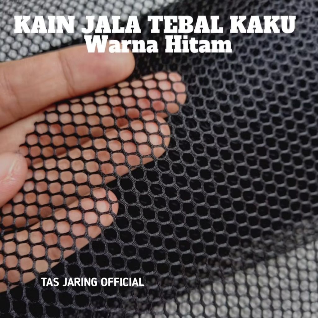 Jual [Meteran]Bahan Jala Tebal Kaku Kain Jaring Lapisan 100×150cm Warna ...