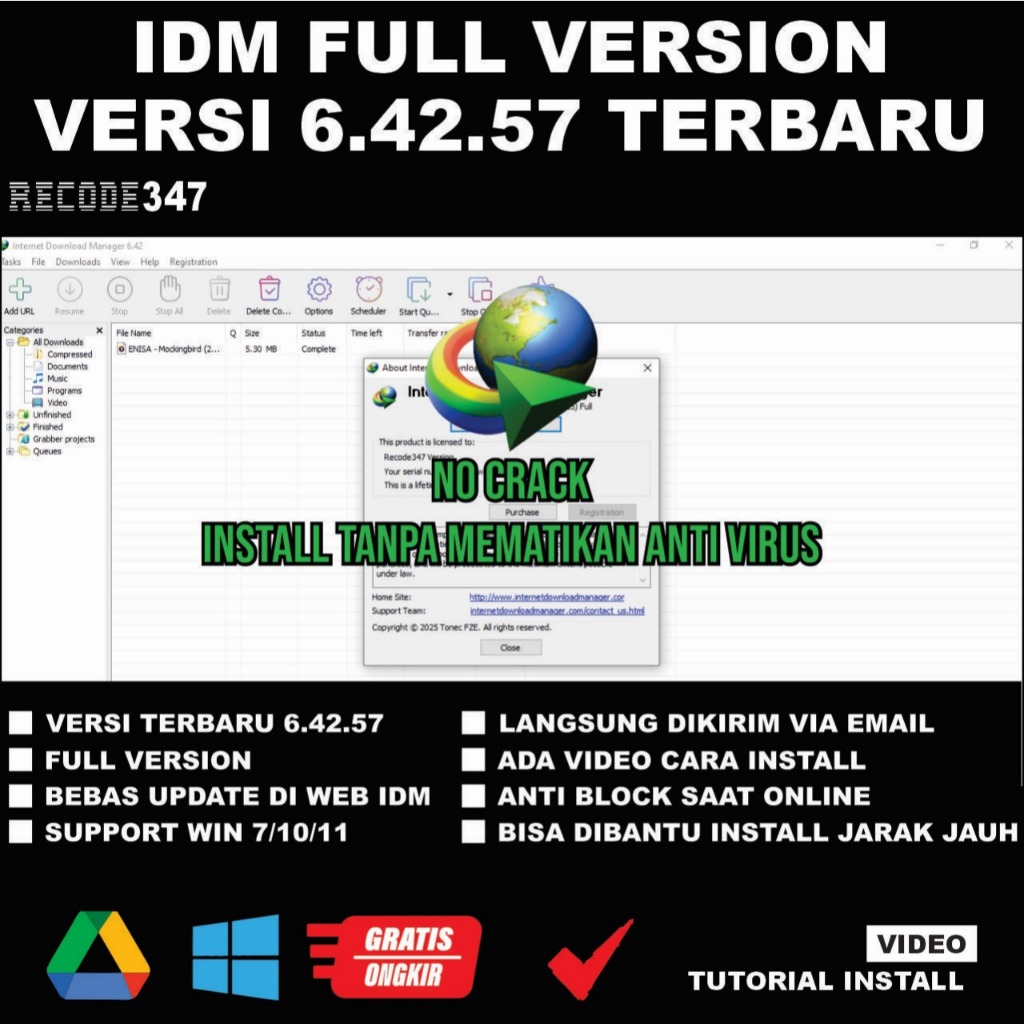 Jual IDM Internet Download Manager Full | Shopee Indonesia