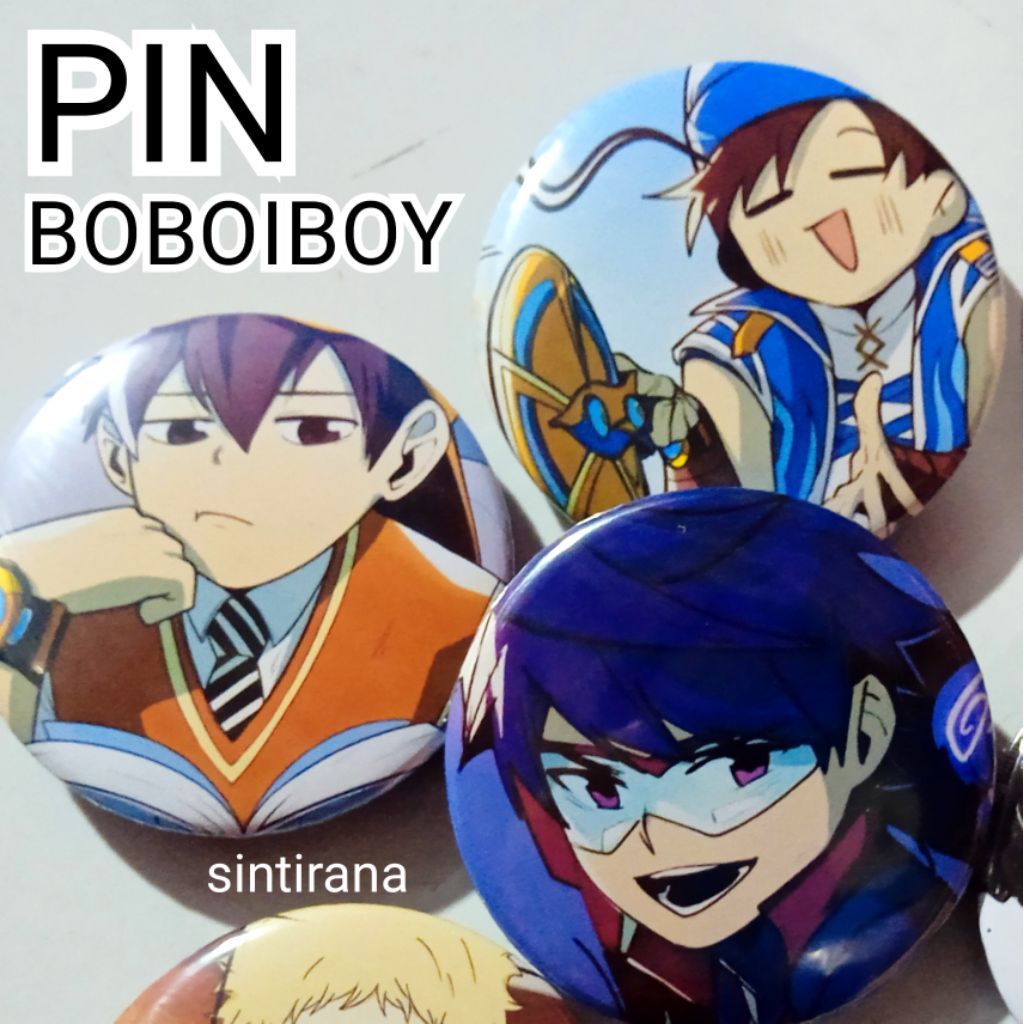 Jual Pin Boboiboy Custom Pin Kartun Boboiboy | Shopee Indonesia