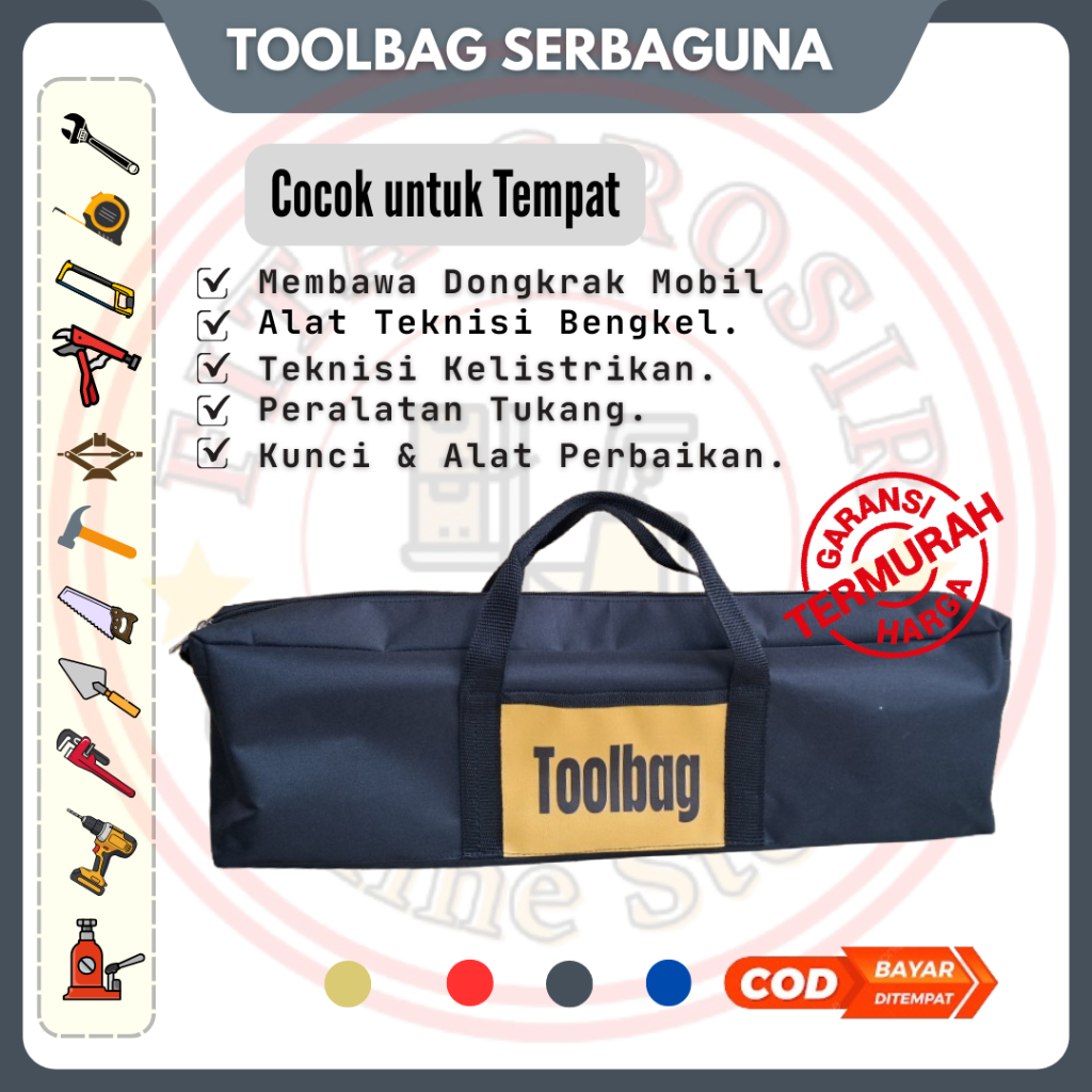 Jual Tas Toolbag / Tas Kunci / Tas Mekanik / Tas Dongkrak Mobil / Tas ...