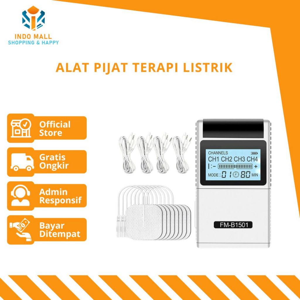 Jual ALAT PIJAT TERAPI LISTRIK TENS&EMS REFLEKSI AKUPUNTUR ELECTRIC ...