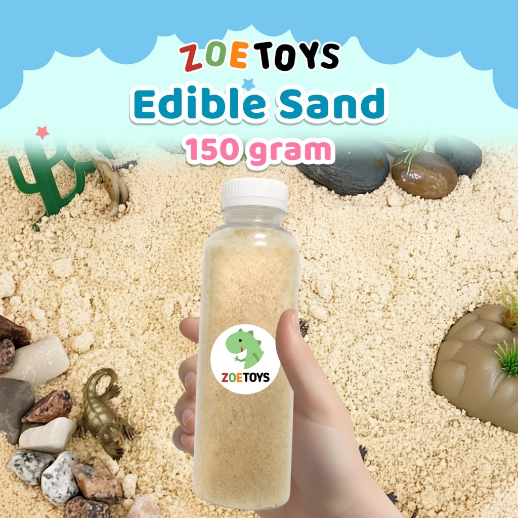 Jual Zoetoys Edible Sand and Mud FOOD GRADE 150 gram | Pasir Aman ...